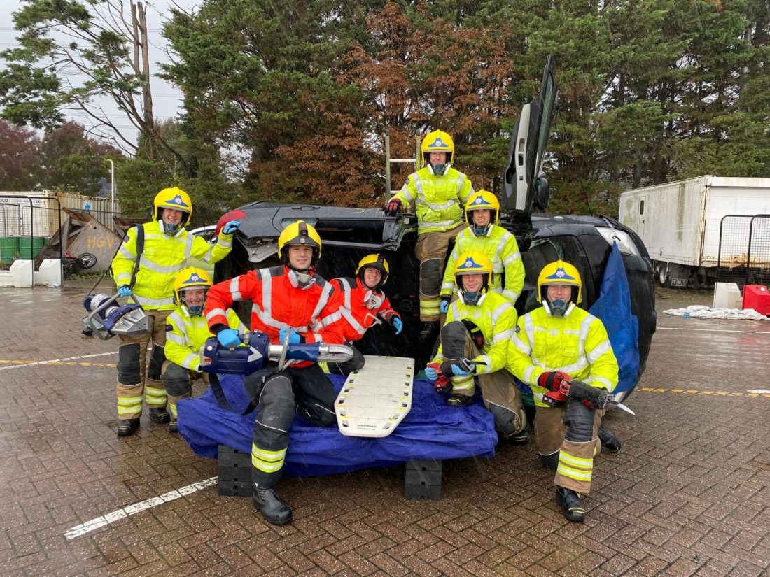 New recruits complete firefighter training with a graduation ceremony ...