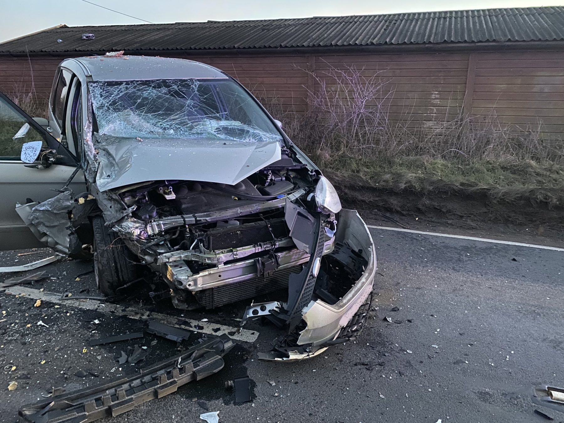 Firefighters respond to Bordon car crash involving lorry - Hampshire ...