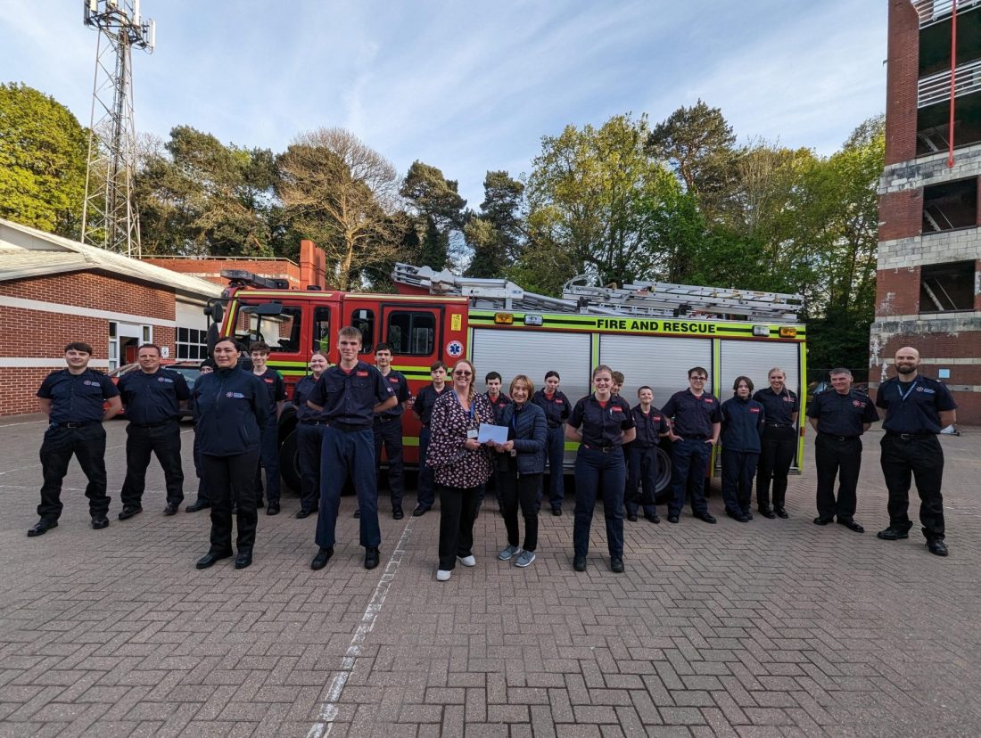 Fire Cadets fundraise to support local community - Hampshire & Isle of ...
