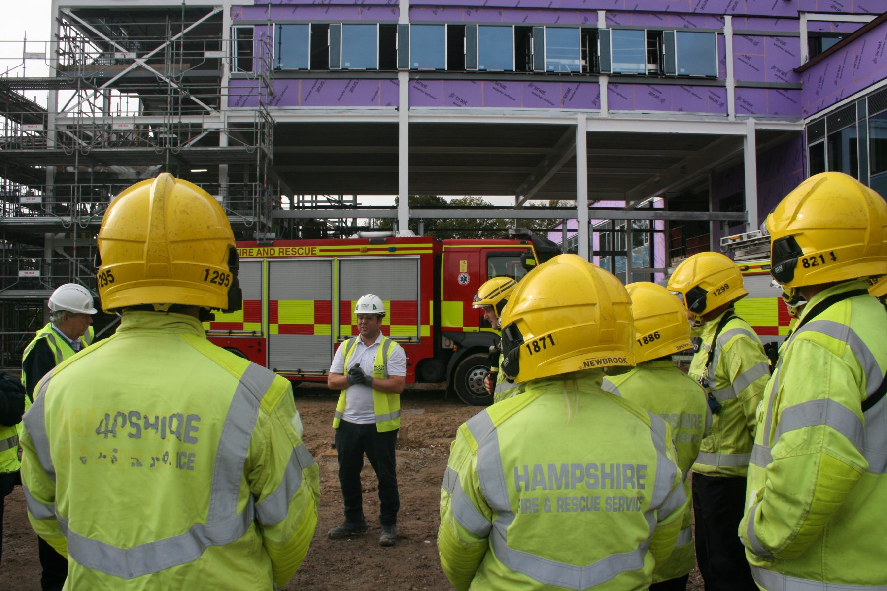 New fire station takes shape with topping out ceremony in Portsmouth ...