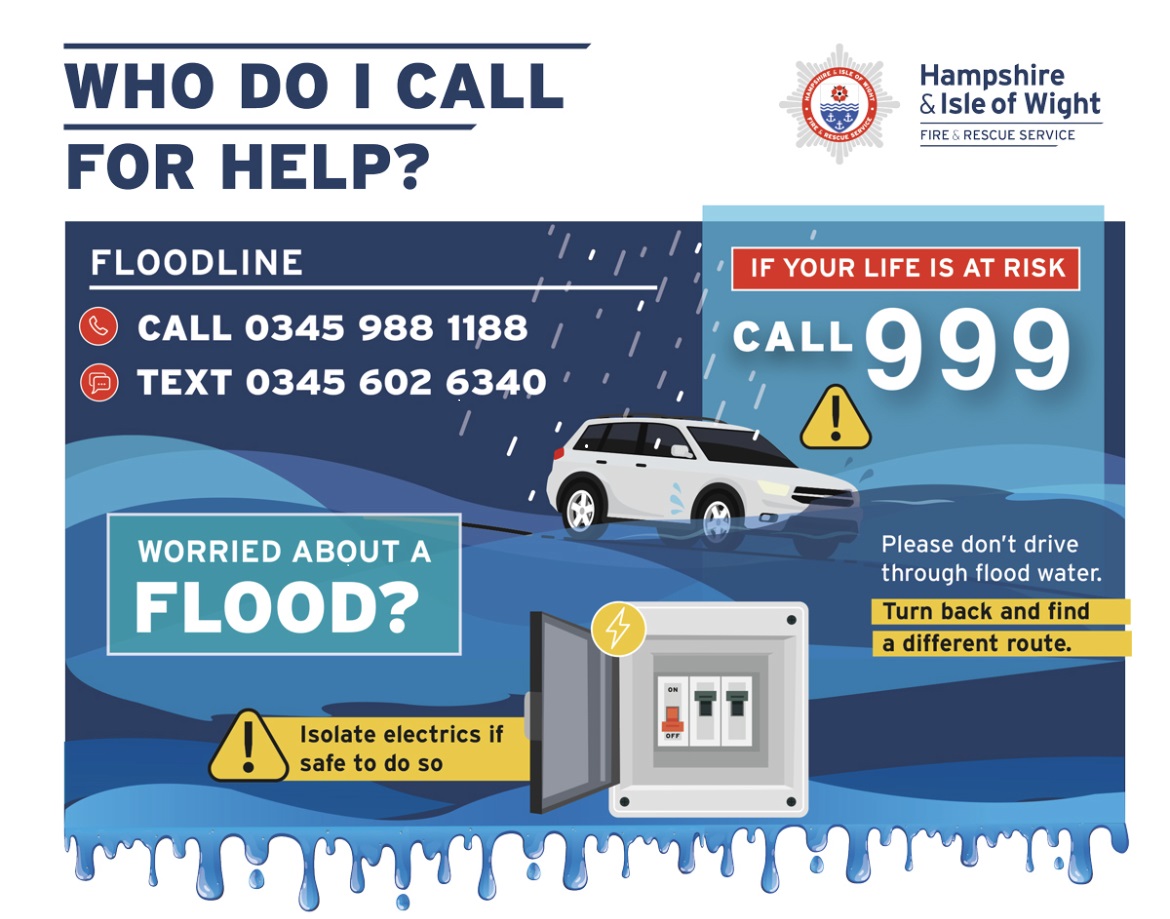 Isle of Wight heavy rain and flooding - Hampshire & Isle of Wight Fire ...