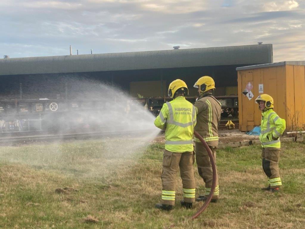 Firefighters take part in training exercises across local landmarks ...