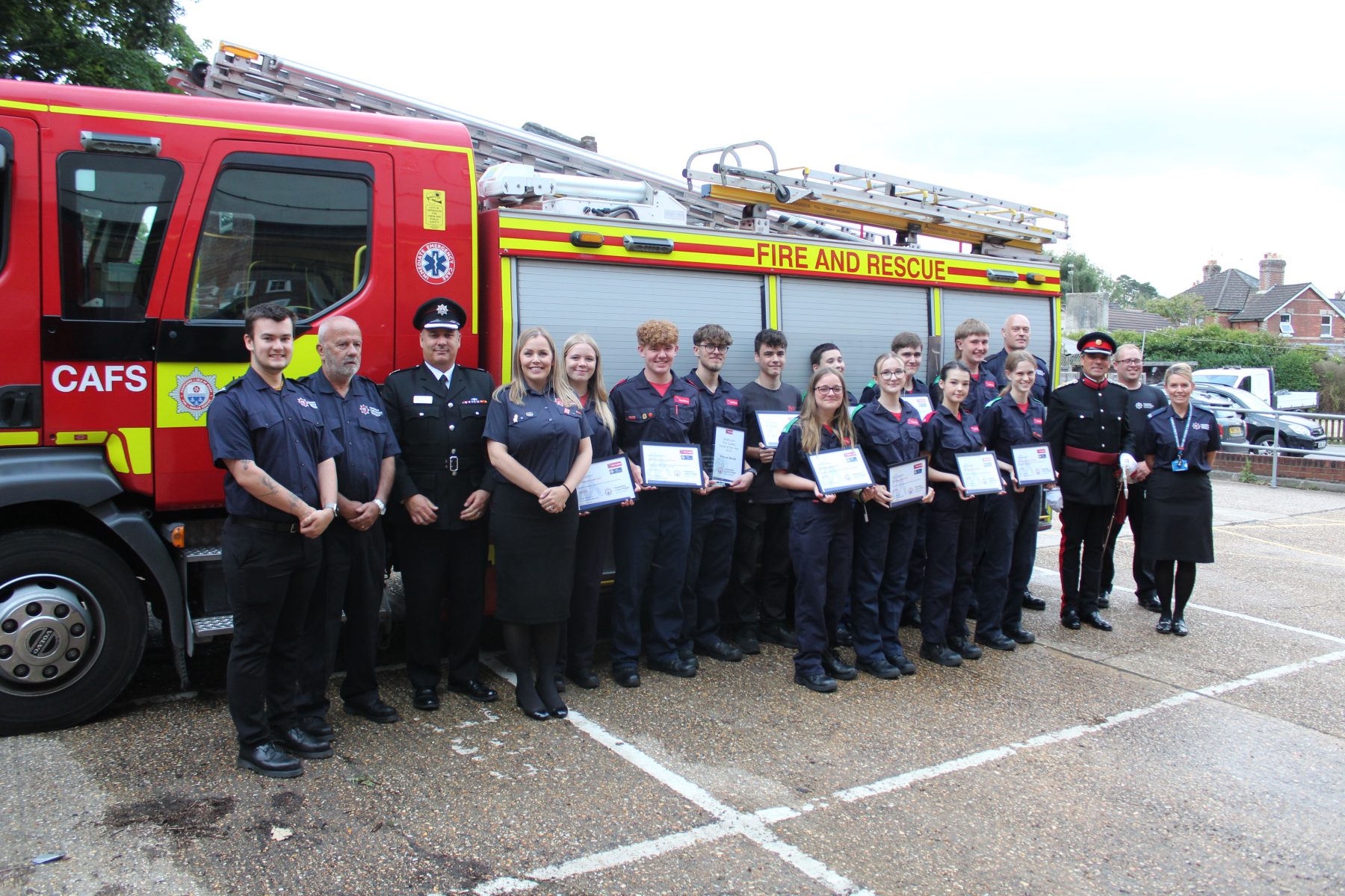 Summer passing-out parades held to celebrate Fire Cadets success ...