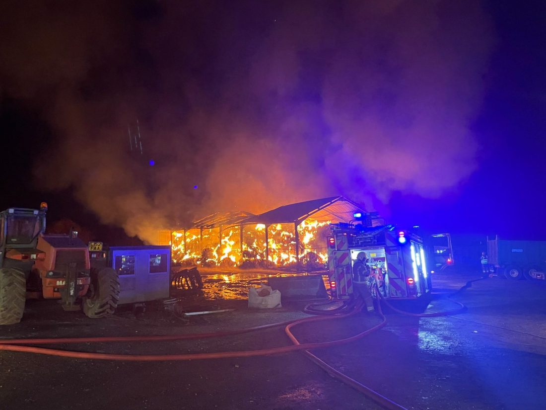 Firefighters Tackle Barn Fire in Bishops Waltham - Hampshire & Isle of ...
