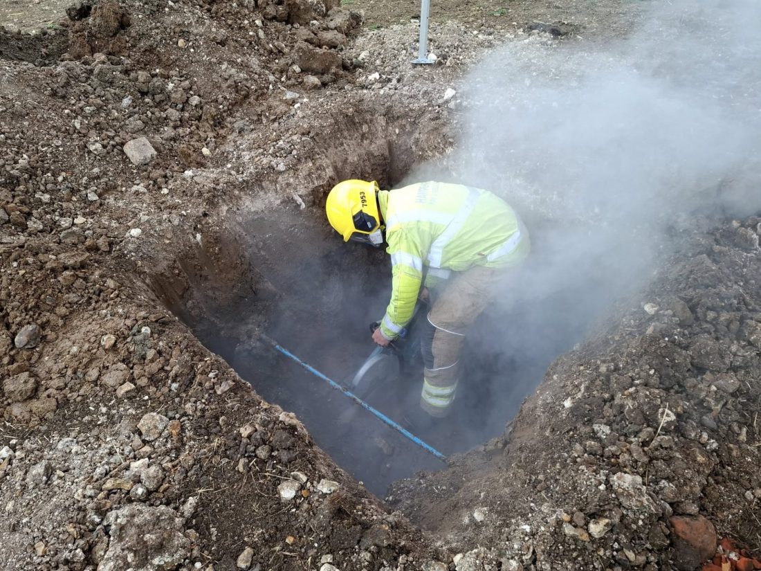 Firefighters rescue calf stuck in culvert - Hampshire & Isle of Wight ...
