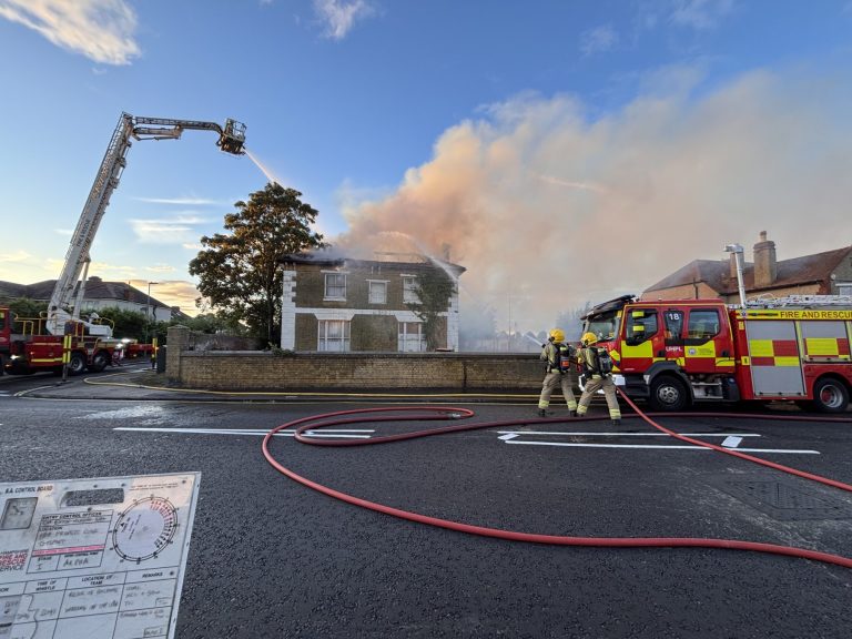 Fire in derelict building on Privett Road, Gosport - Hampshire & Isle ...